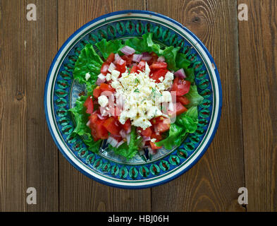 Shanklish Salad - Levantine meze dish Stock Photo - Alamy