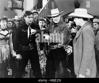 BLAZING FRONTIER, Frank Hagney, Buster Crabbe, Kermit Maynard, 1943 ...