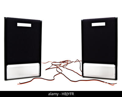 Stereo system electronic equipment loudspeakers sound high tech speaker ...