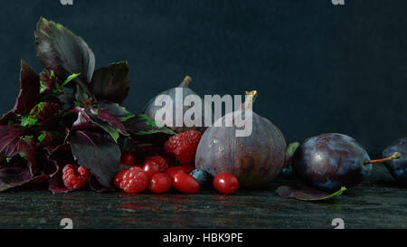 basil, rries and ripe Stock Photo - Alamy