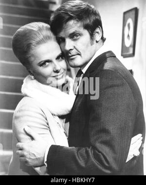 CROSSPLOT, from left, Martha Hyer, Roger Moore, 1969 Stock Photo - Alamy