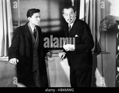 CHARLIE CHAN'S MURDER CRUISE, from left: Victor Sen Yung, Sidney Toler ...