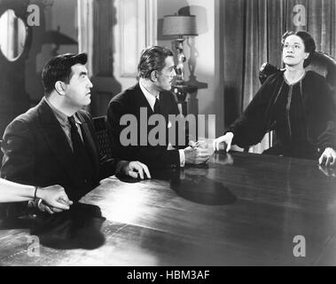 THE DEVIL COMMANDS, from left: Cy Schindell, Boris Karloff, Richard ...