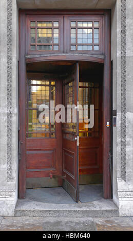 Wooden Revolving Door Stock Photo - Alamy