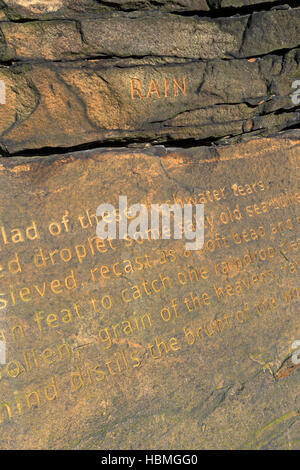 Rain Stone Stanza Stones near Blackstone Edge on the Pennine Way near ...