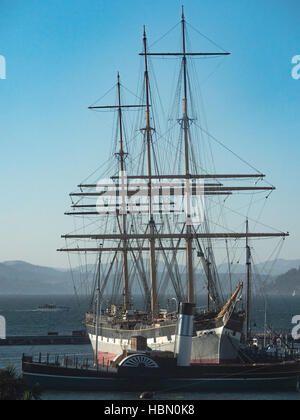 San Francisco - Eppleton Hall steam tug built in 1914, typical of steam ...