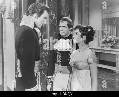 DESIREE, from left, Marlon Brando, director Henry Koster, on-set, 1954 ...