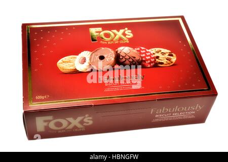 A box of fox's Fabulously assorted biscuit selection Stock Photo - Alamy