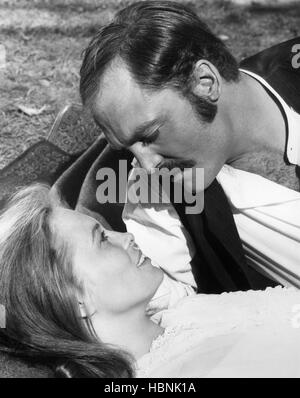 DOC, l-r: Faye Dunaway, Stacy Keach, Harris Yulin on poster art, 1971 ...