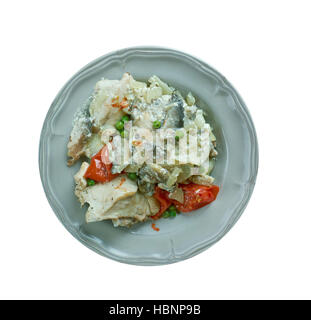 Chicken fricassee style of Alsace Stock Photo - Alamy