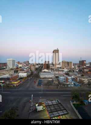 skyline panorama evening Bulawayo Zimbabwe CBD Stock Photo - Alamy