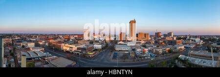 skyline panorama evening Bulawayo Zimbabwe CBD Stock Photo - Alamy