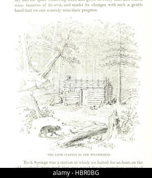 Illustration from 'Echoes from the Rocky Mountains' depicting scenes ...