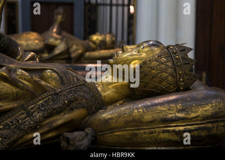 Ceremonial tombs of Mary of Burgundy and Charles the Bold in the Church of Our Lady / Onze-Lieve ...