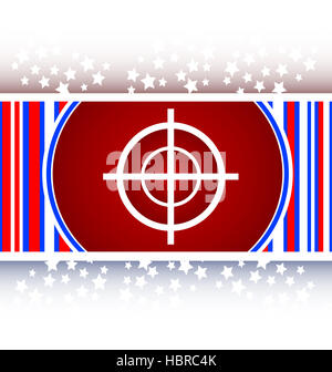 target red square web glossy icon Stock Photo - Alamy