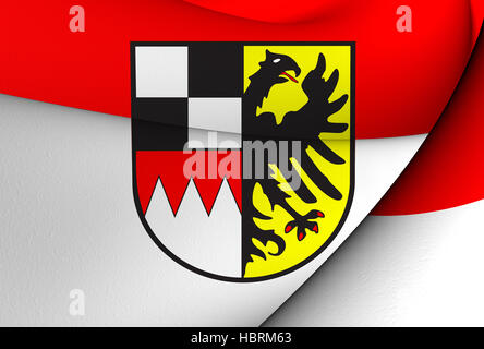 Flag of Middle Franconia, Germany. Close Up Stock Photo - Alamy