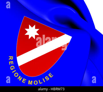 Flag of the State of Molise, Italy, 3-D illustration Stock Photo - Alamy