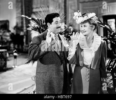 GILDERSLEEVE ON BROADWAY, from left, Claire Carleton, Harold Peary ...