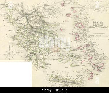 This image from 'Outlines of Universal History' shows a historical map ...