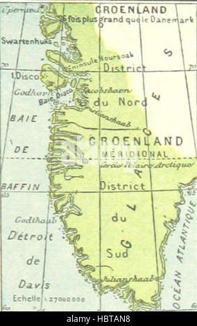 Image from 'Geographie Générale', depicting a map that outlines general ...