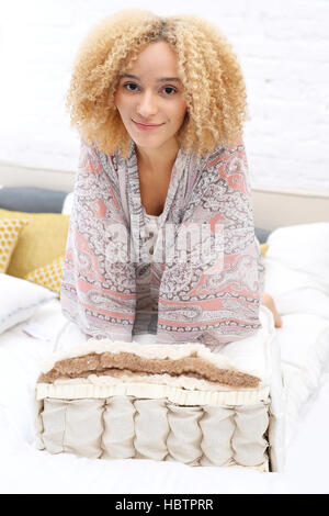 Mattress cross section Stock Photo - Alamy