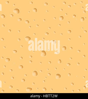 Yellow cheese with holes texture background - Vector illustration Stock ...