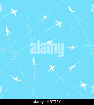 Abstract Airplane Transportation Background. Illustration Stock Photo ...