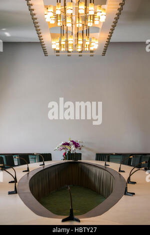 Reception room inside the Independence Palace (Dinh Độc Lập), also ...