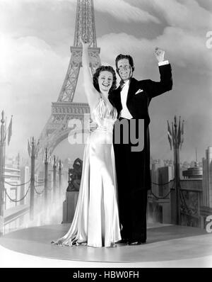 GOLD DIGGERS IN PARIS, Rudy Vallee (front), 1938 Stock Photo - Alamy