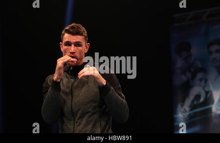 Callum Smith during the public workout at Manchester Arena Stock Photo ...
