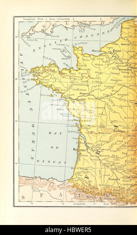 This image from 'Outlines of Universal History' shows a historical map ...