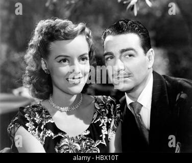 HIGH TIDE, from left, Anabel Shaw, Lee Tracy, Regis Toomey, 1947 Stock ...