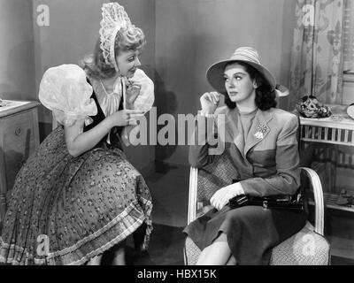 HIRED WIFE, from left, Virginia Bruce, Brian Aherne, 1940 Stock Photo ...