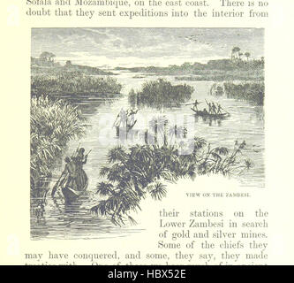 The image presents African exploration, showing explorers, routes, maps ...