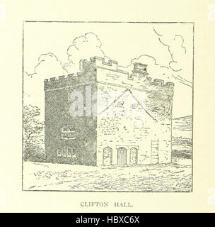 Illustration from "History of Penrith" showing towns, villages, streets ...