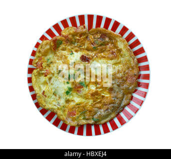 Eggah - Egyptian Omelette.ood genre within Arab cuisine Stock Photo - Alamy