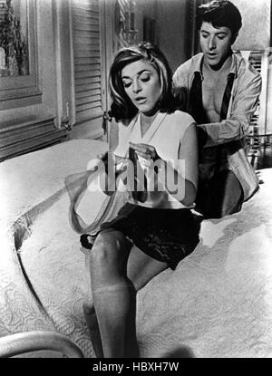 THE GRADUATE 1967 film with Anne Bancroft left and Katherine Ross as ...