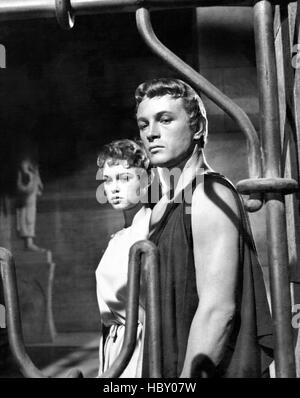 HELEN OF TROY, Jacques Sernas (left), Rossana Podesta (second right ...