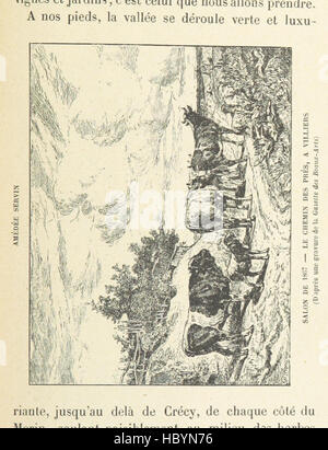 This image depicts the Grand-Morin Valley, showing forests, rivers ...