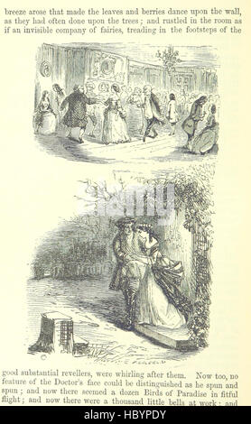 Illustration from 'The Letters of Charles Dickens' showing manuscript ...