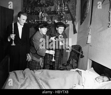 THE HOT SCOTS, from left: Theodore Lorch, Moe Howard, Shemp Howard ...