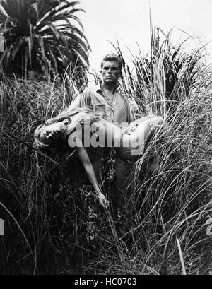 LIANE, JUNGLE GODDESS, Hardy Kruger, Marion Michael, 1956, US release ...