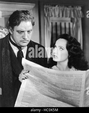 THE LODGER, from left: Merle Oberon, Laird Cregar, 1944. ©20th Century ...