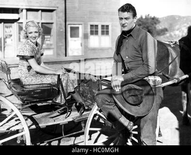 THE LUCKY TEXAN, John Wayne, Barbara Sheldon, Lloyd Whitlock, 1934 ...