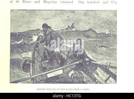 The image depicts the history of Newfoundland, showing settlements ...