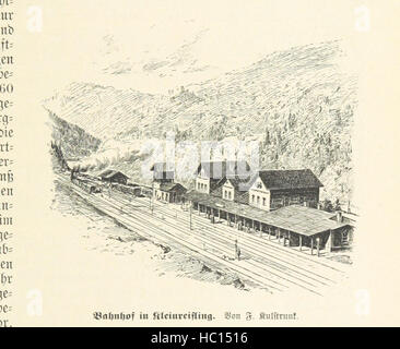 The page from 'Heimatkunde von Steyr' shows a detailed map of Steyr ...