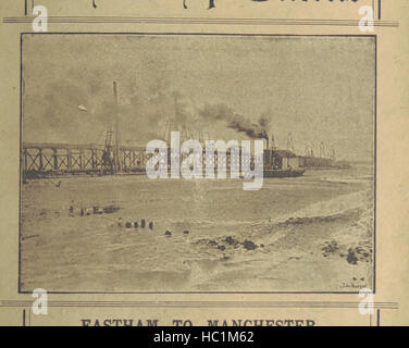 This image depicts the Ship Canal from Eastham to Manchester ...