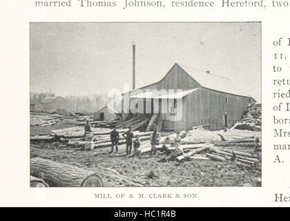 Illustration from 'History of Compton County', featuring local ...
