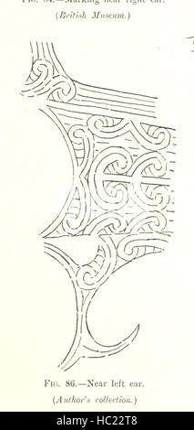 Illustration depicting Maori moko tattooing, including facial and body ...