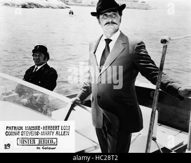 MISTER JERICO, from left: Marty Allen, Connie Stevens, Patrick Macnee ...